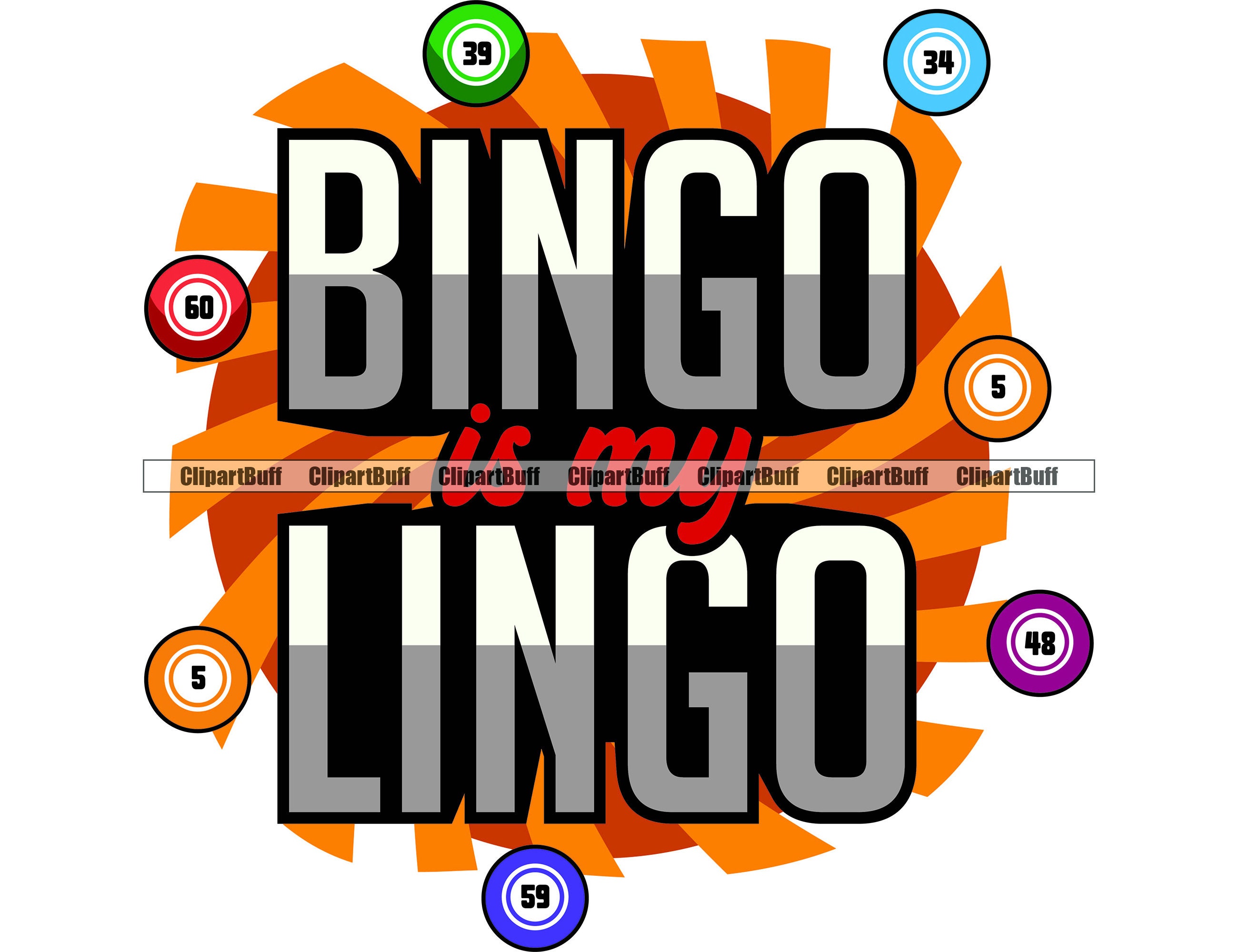 Bingo Lingo Ball Game Lottery Gamble Jackpot Number Play | Etsy