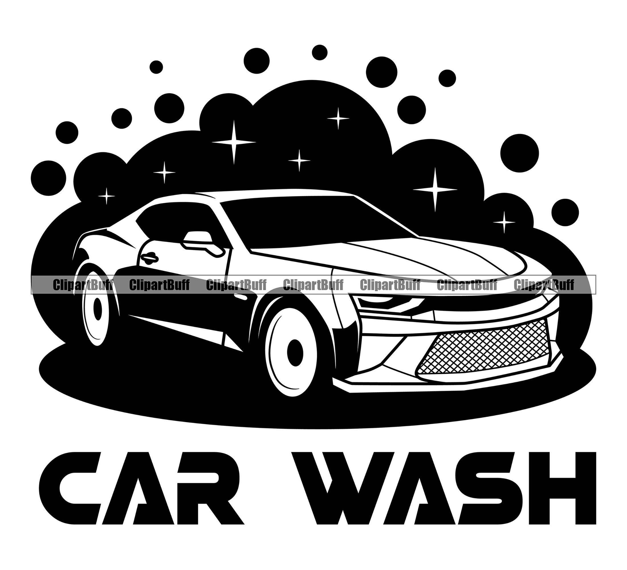 Washing Face Clipart Black And White Cars