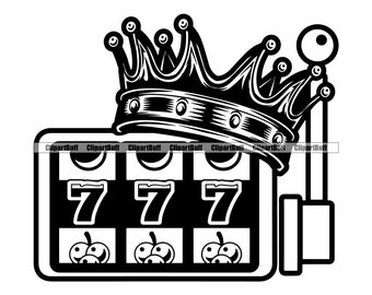 Slot machine images svg - Etsy Nederland