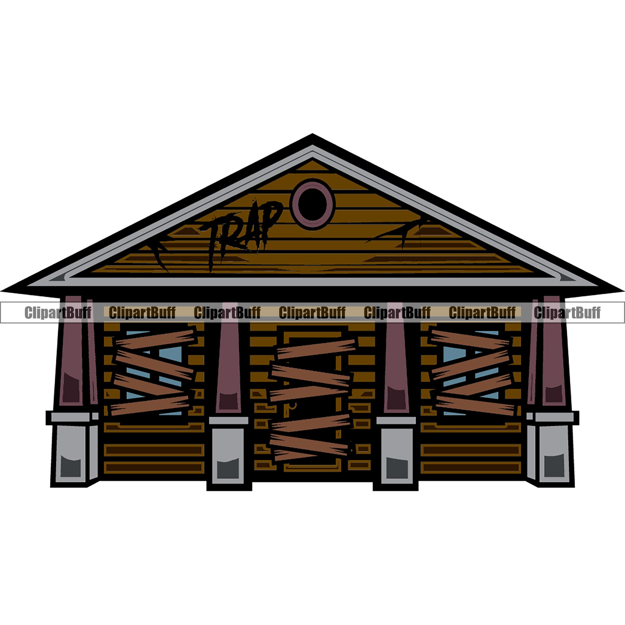 Trap House Abandoned Home Boarded up Ghetto Poor Gangster Hustle ...
