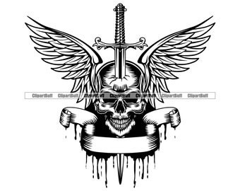 Skeleton Angel Wings Svg - Etsy