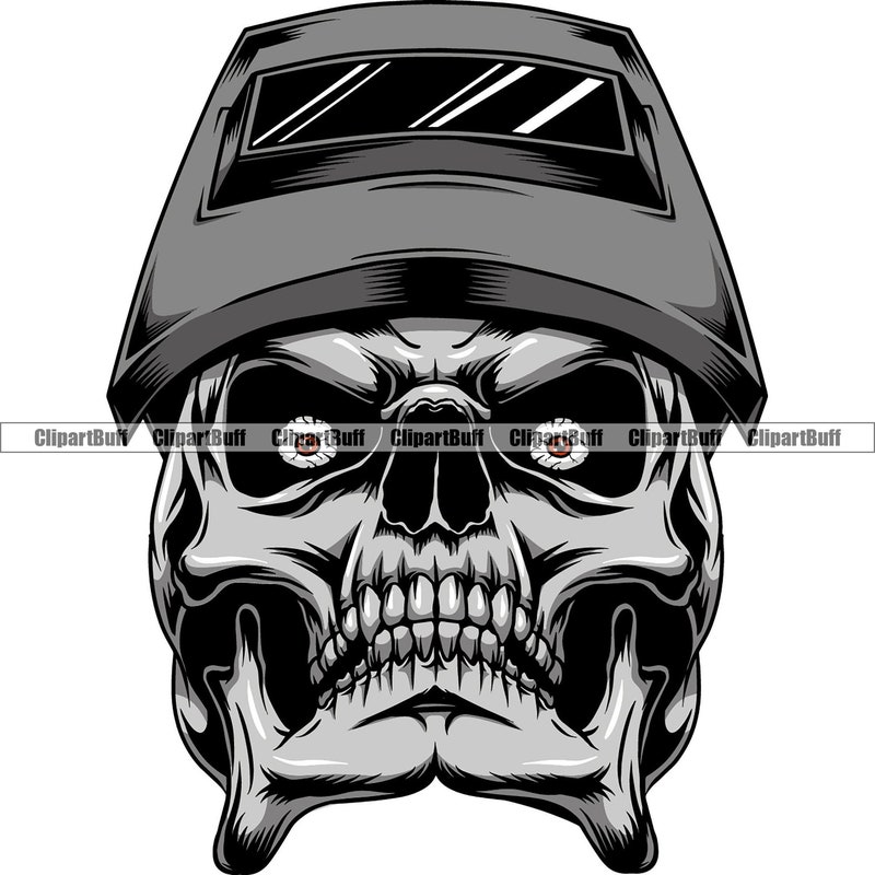 Welding Helmet Skull Image Png - Etsy