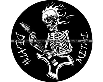 Winged Outlaw Biker Skull Flaming Instant Download Digital - Etsy