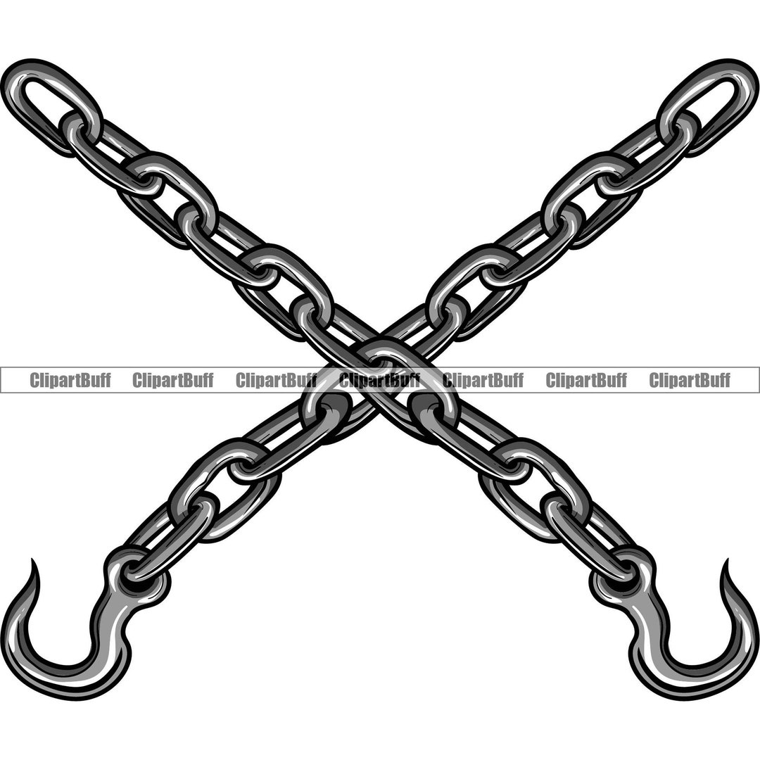 Tow Chain Hooks Transportation Transport Road Emergency Towing Service ...