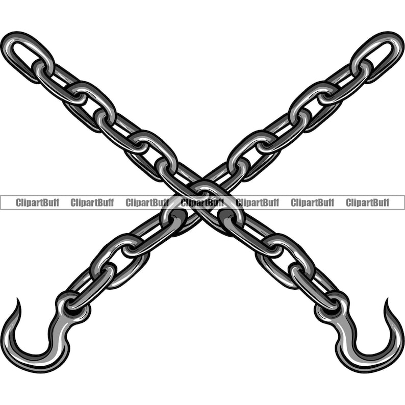 Tow Chain Hooks Transportation Transport Road Emergency Towing Service ...