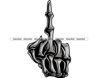 Middle Finger Print Rude Finger Printable Wall Art Funny - Etsy