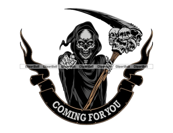 Grim Reaper Symbol Text