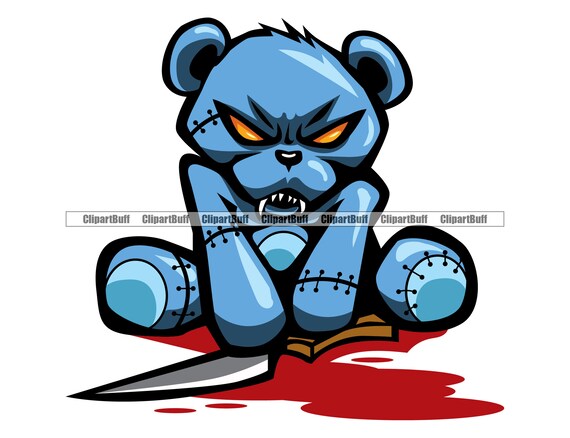 Evil teddy bear tattoo - Bronctattooaus.com