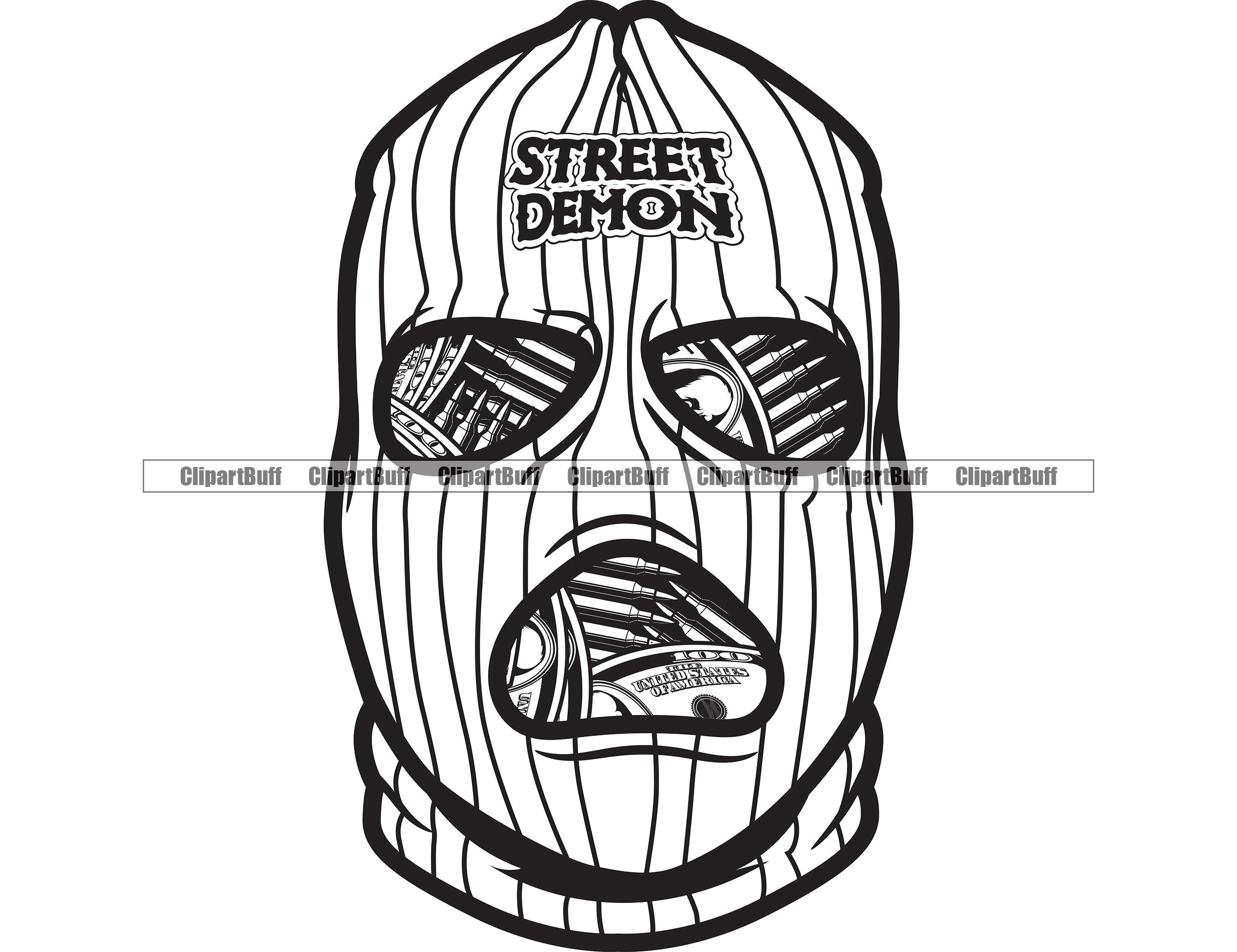 Ski Mask Robber Sketch