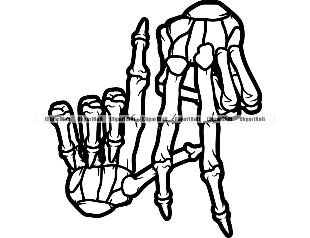 Skeleton LA Gang Hand Sign Los Angeles Gangster Finger Symbol Hustle ...
