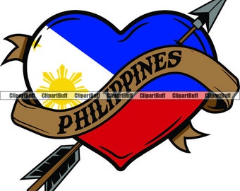Tribal Philippine Flag Logo