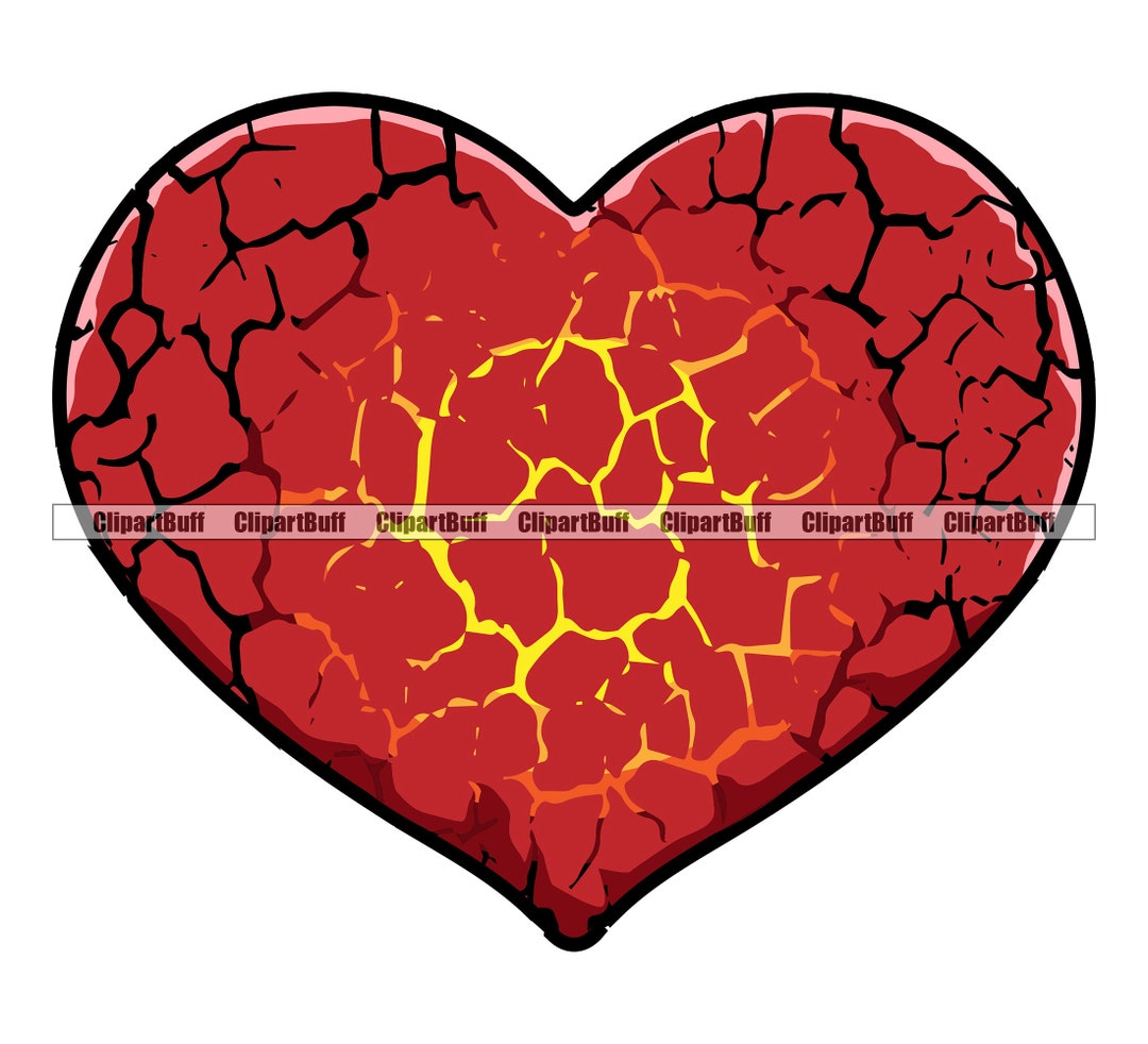 Broken Heart Explosion Passion Love Exploding Valentine Cardiac Breakup ...