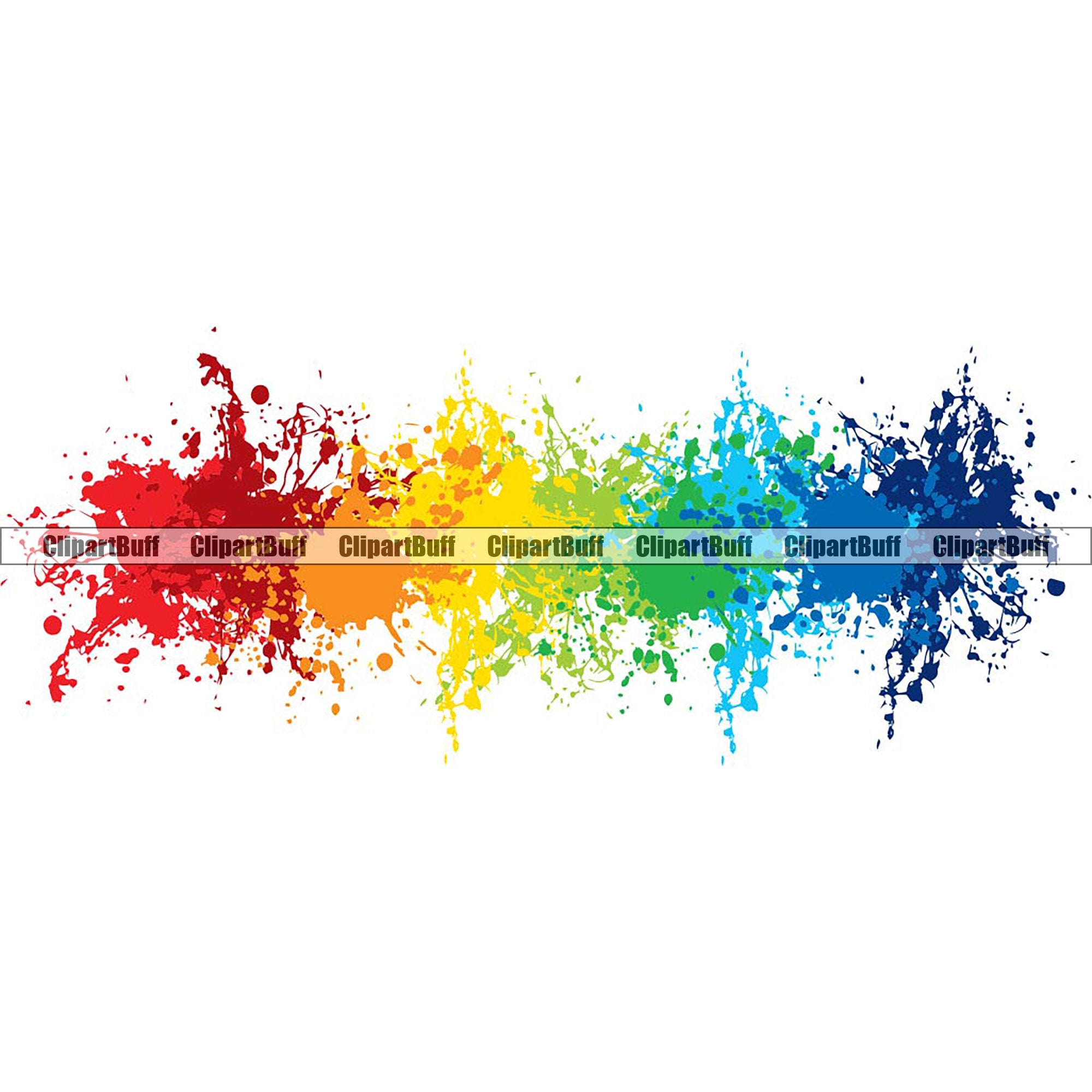 Fashion And Clothing Logos Paint Splatter