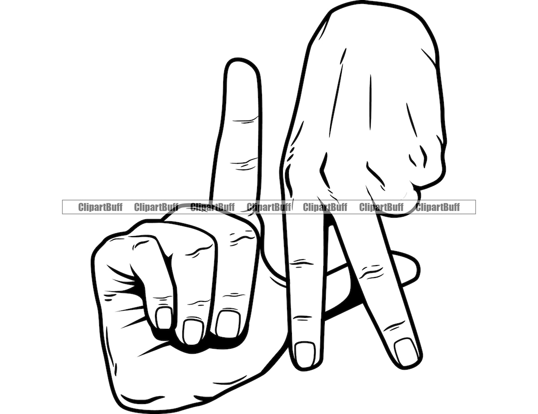 LA Gang Hand Sign Los Angeles Gangster Finger Symbol Hustle Grind ...