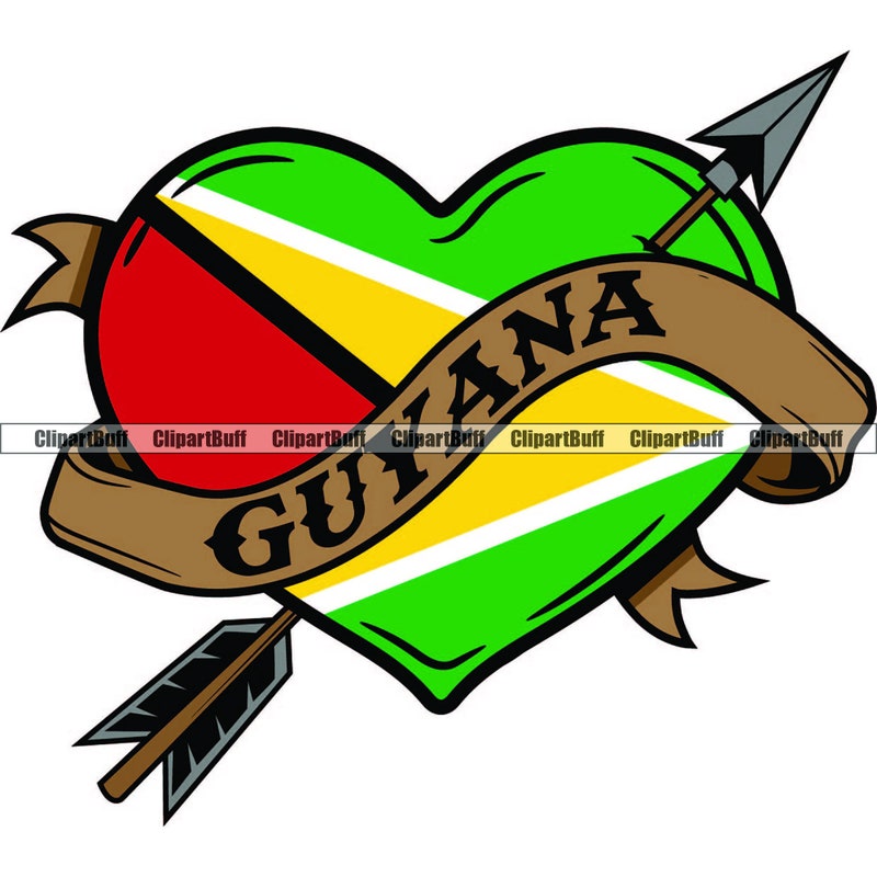 Guyana Svg - Etsy