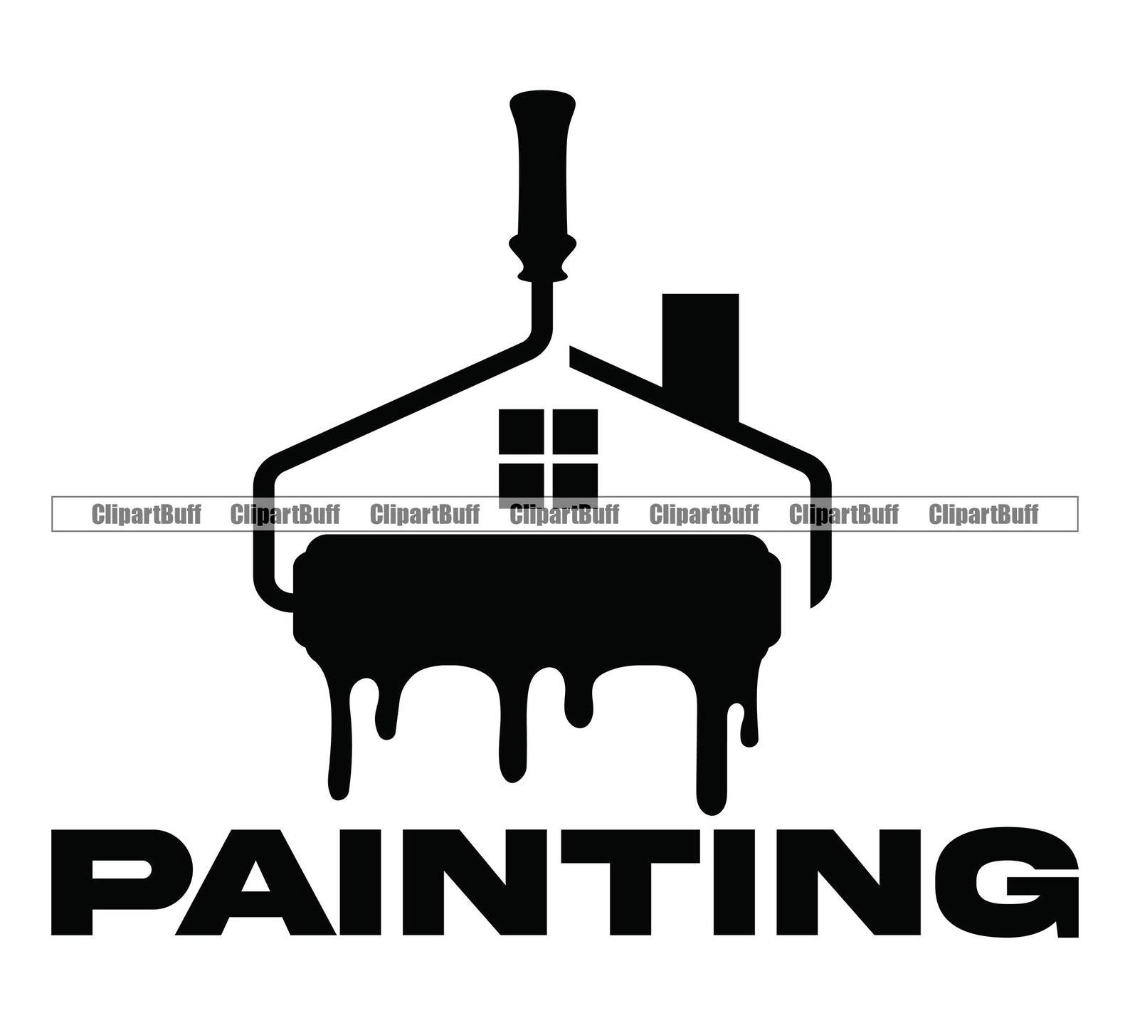 Home Painting Painter Paint Roller Roll Interior Exterior - Etsy