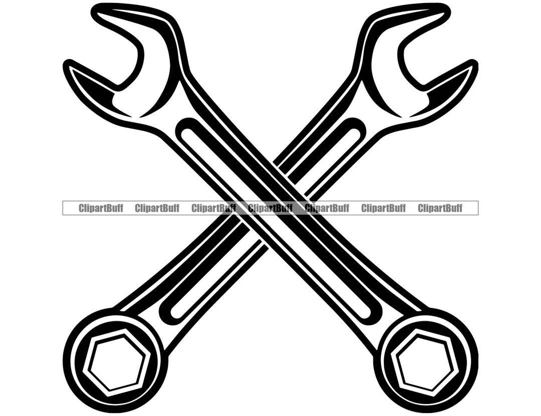 Wrenches Crossed Mechanic Car Truck Automotive Repair Garage Repairman ...