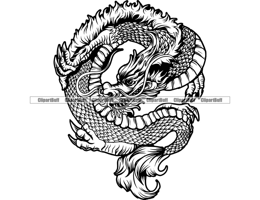 Dragon Mascot Animal Monster Fantasy Creature Magic Myth Serpent Animal ...