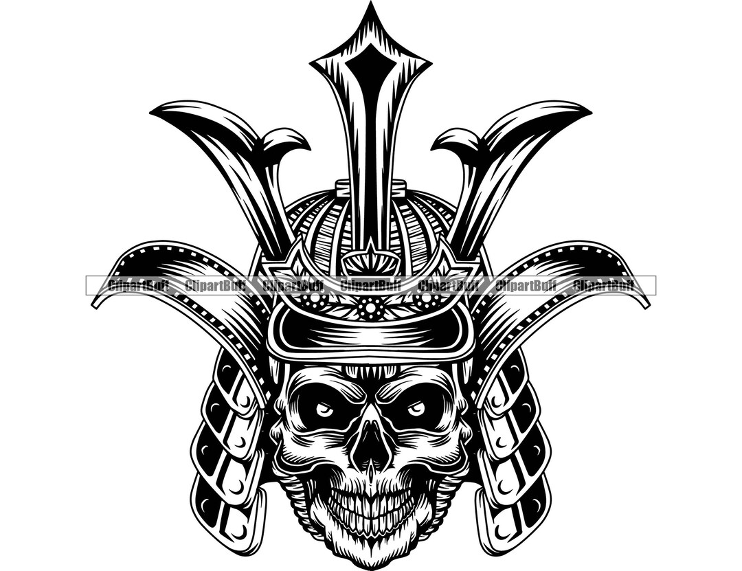 Samurai Skull Warrior Japanese Helmet Japan Kabuto Armor Fighter ...