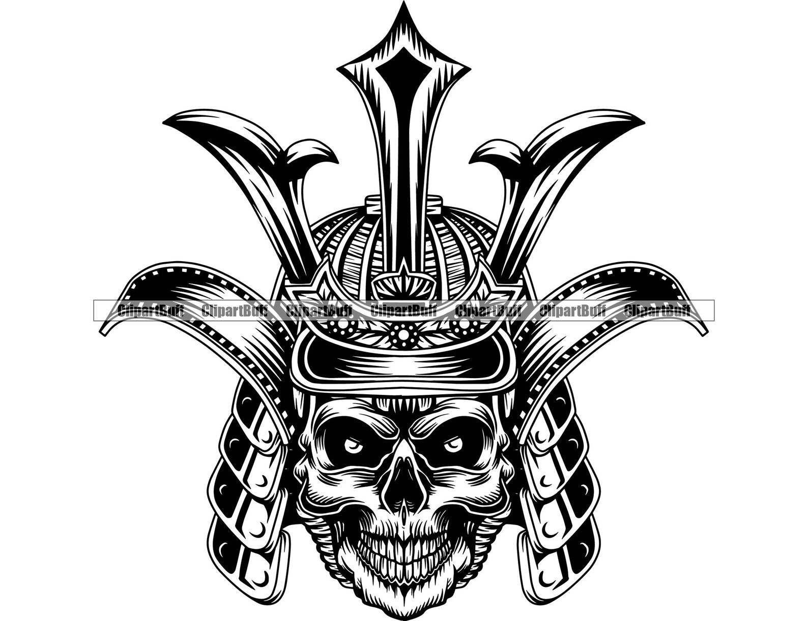 Samurai Skull Warrior Japanese Helmet Kabuto Armor Fighter | Etsy