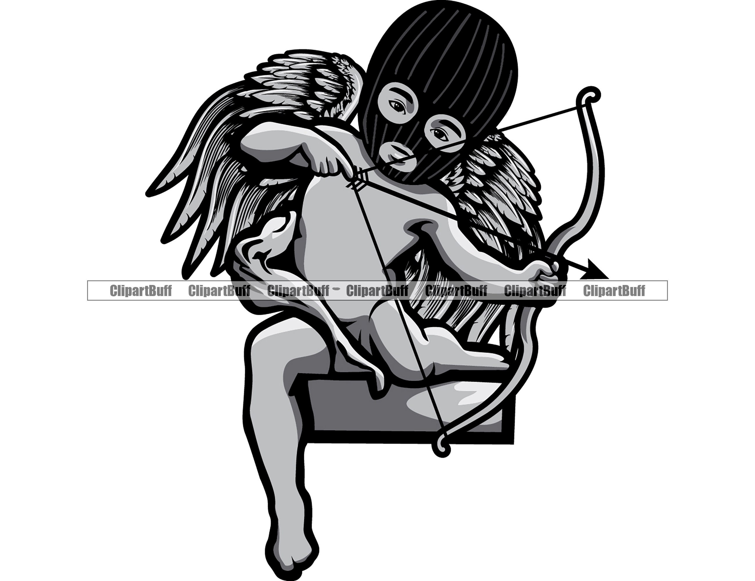 Evil Cupid Drawing