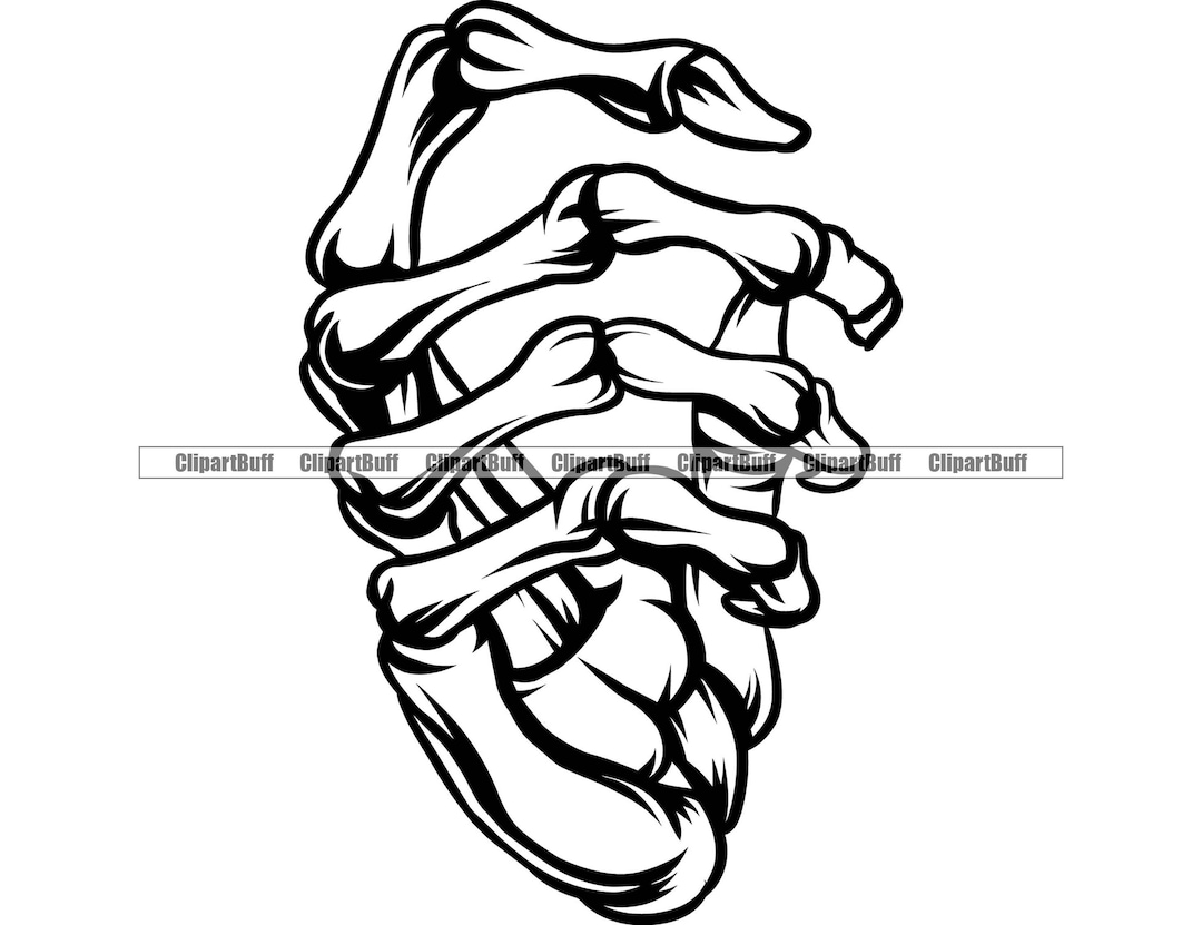 Skeleton Hand Holding Grabbing Object Human Bone Dead Horror Evil ...