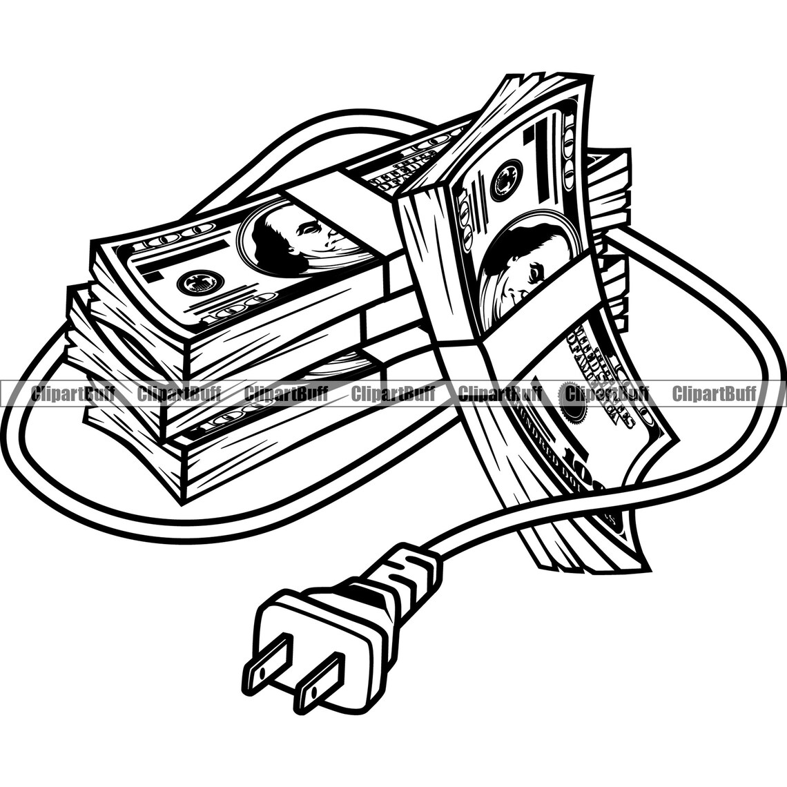 Plug Cash Pile Trap Money Stack Hip Hop Rap Rapper Trapper Star Savage ...