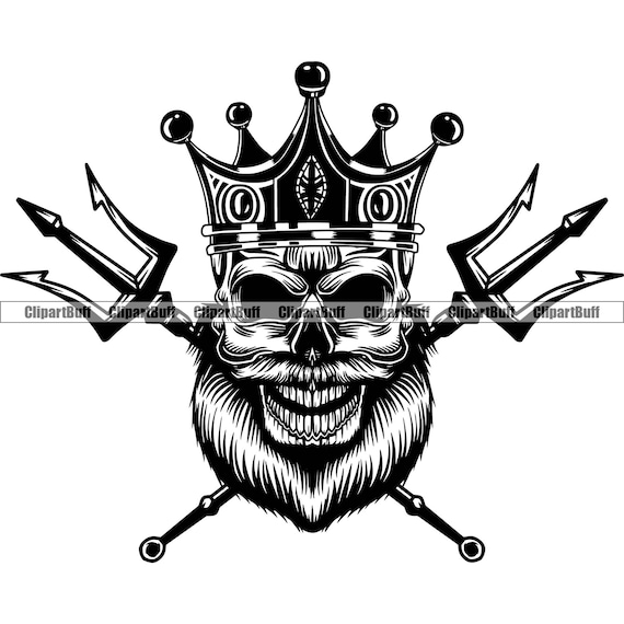 Nautical Trident Tattoo