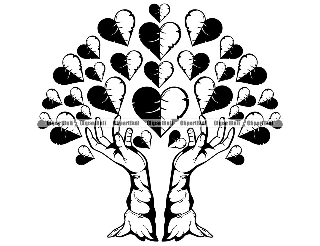 Hands Hearts Family Tree Roots Rooted Heart Love Romantic Romance Unity ...