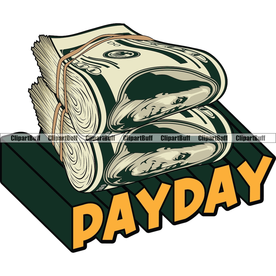 Payday Money Knot Rubber Band Stack Hustle Cash Quote Trap Plug Grind ...