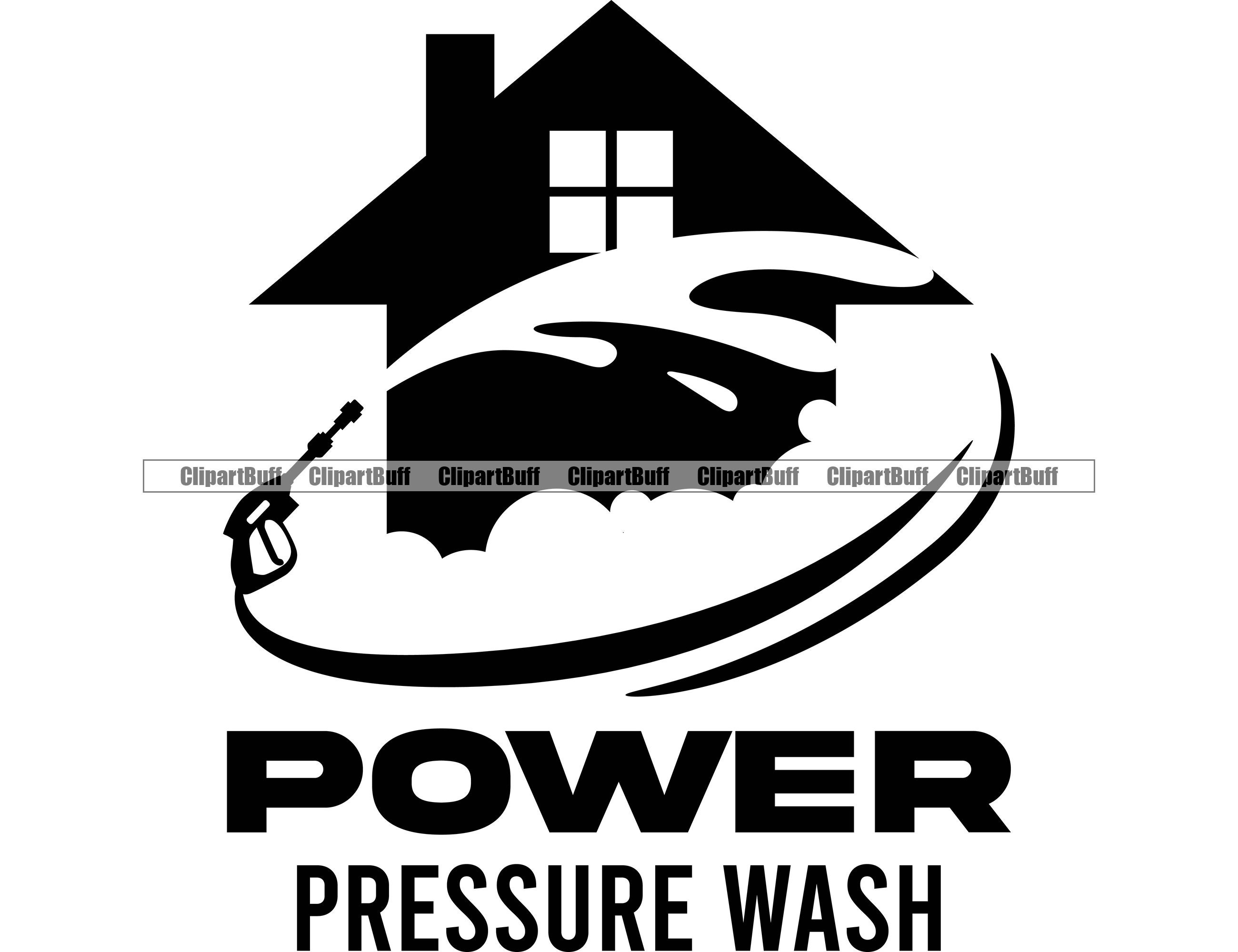 Power Pressure Wash Clean Water Washer Washing Cleaner Cleaning House ...