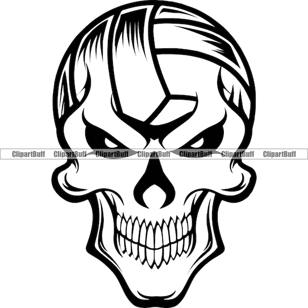 Horror Volleyball Svg - Etsy