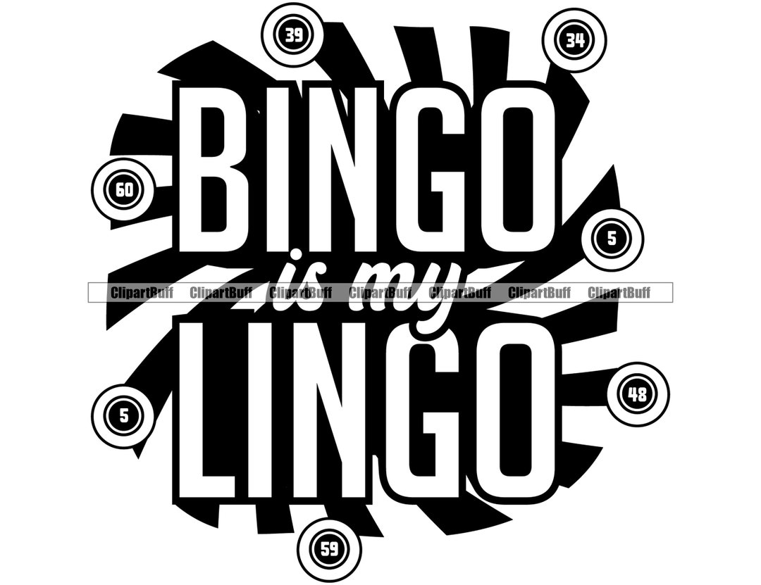 Bingo is My Lingo Ball Game Gambling Lottery Gamble Jackpot - Etsy