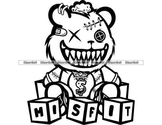 Gangster Teddy Bear Tattoos