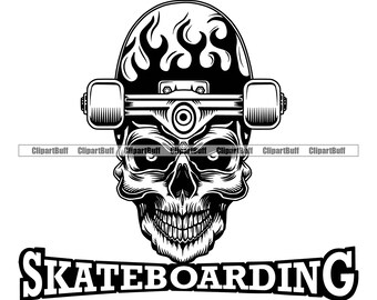 Fire Design Skateboard - Etsy