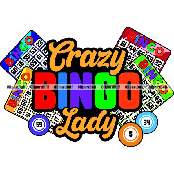 Crazy Bingo Svg - Etsy