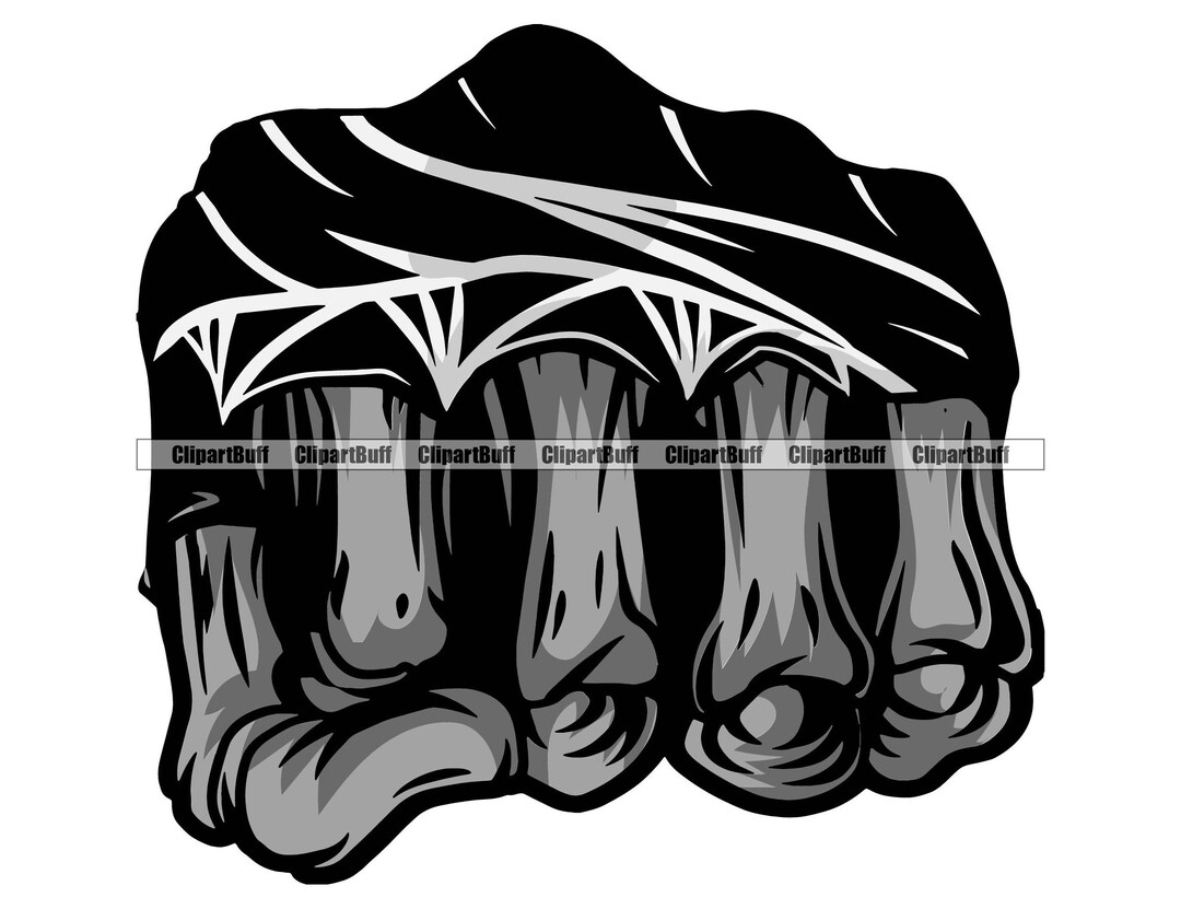 Skull Skeleton MMA Taped Fist Mixed Martial Arts Boxing Fight Fighting ...