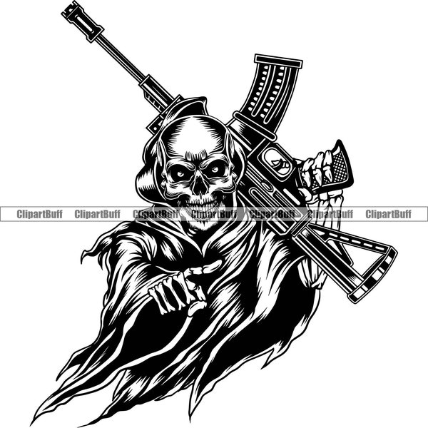 Military Grim Reaper - Etsy