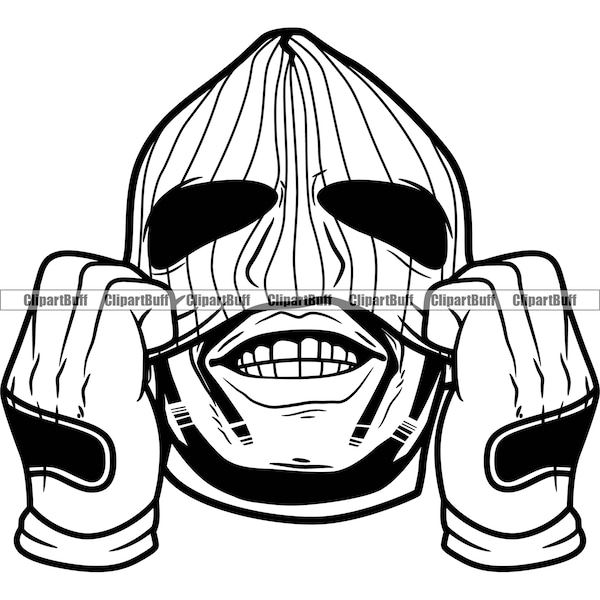 Gangster Mask - Etsy