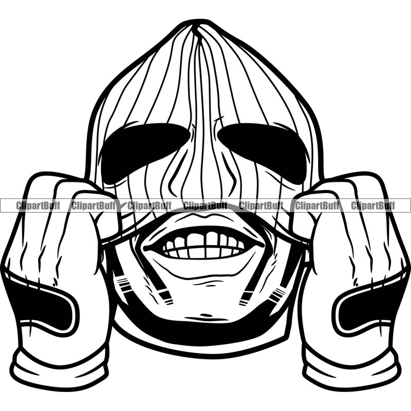 Gangster Mask - Etsy