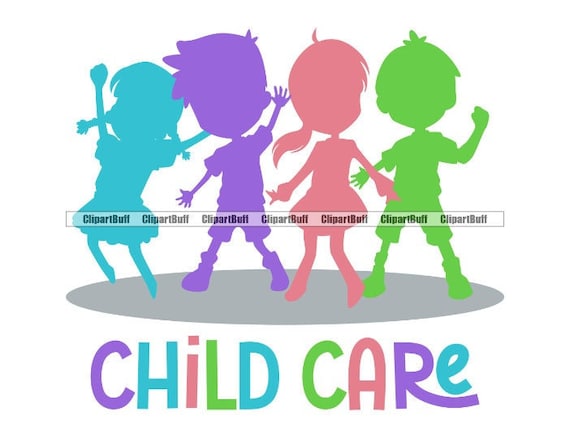 Child Care Childcare Children Play Playing Colorful Daycare - Etsy