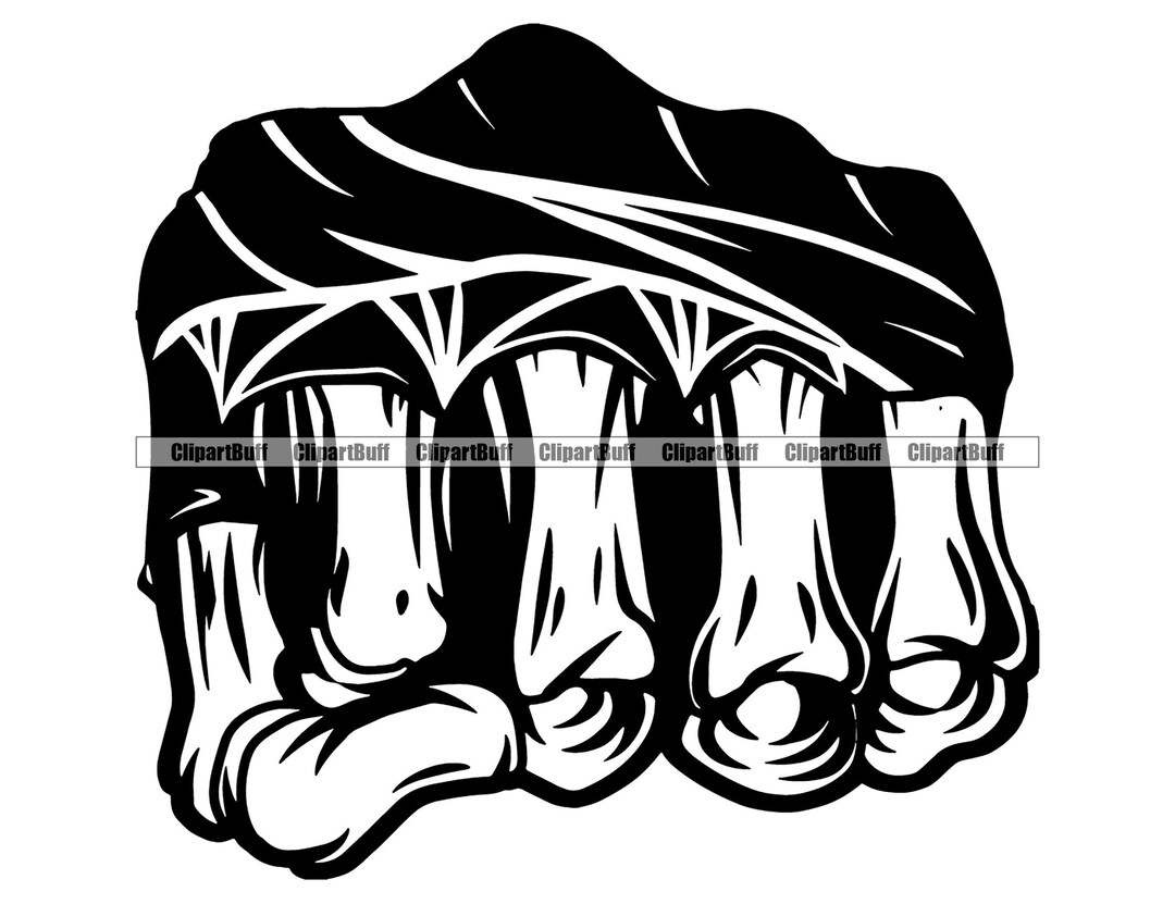 Skull Skeleton MMA Taped Fist Mixed Martial Arts Boxing Fight Fighting ...