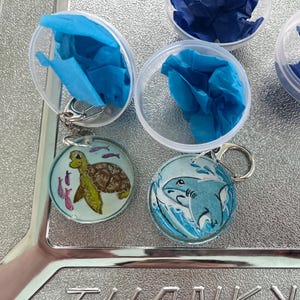 Spin the Mystery Keychain Vending Machine | Hand-painted Watercolor ...