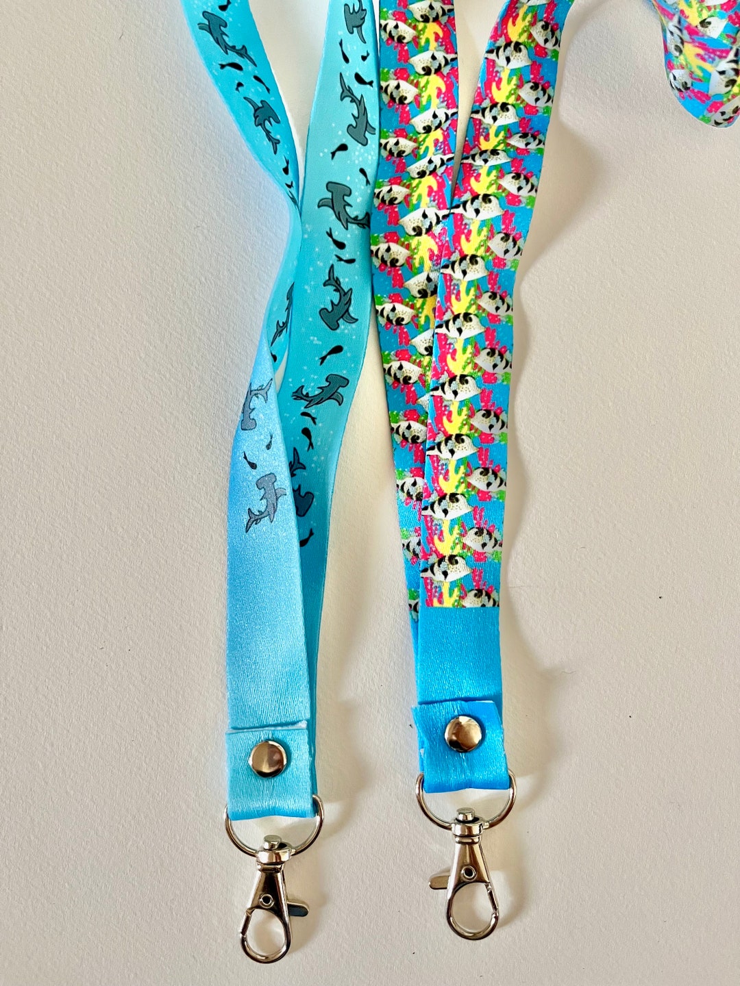 Hammerhead Shark and Puffer Fish Lanyards | Pin Display | Gifts for ...