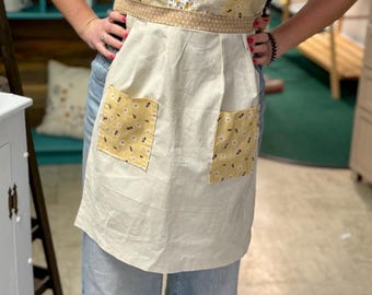 Handmade Patchwork Apron for Woman (blue Tea Party) - Etsy
