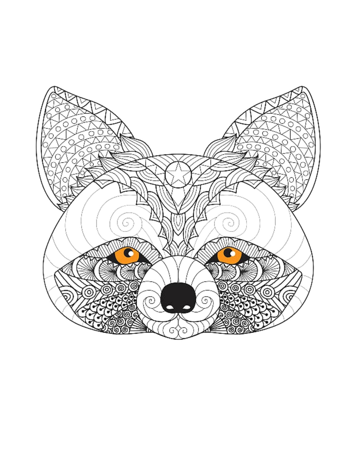 100 Animal Mandala Coloring Pages | Etsy