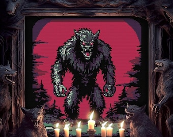 The Gothmother Cross Stitch Pattern Horror Gift for Goth X-stitch ...