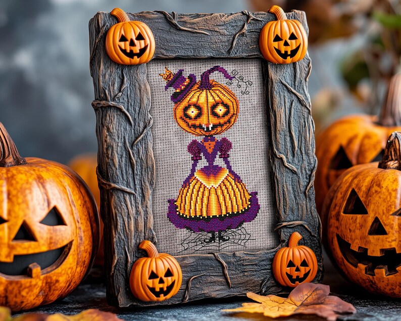Countess Pumpcula Cross Stitch Pattern Gothic Gift for Goth X-stitch ...
