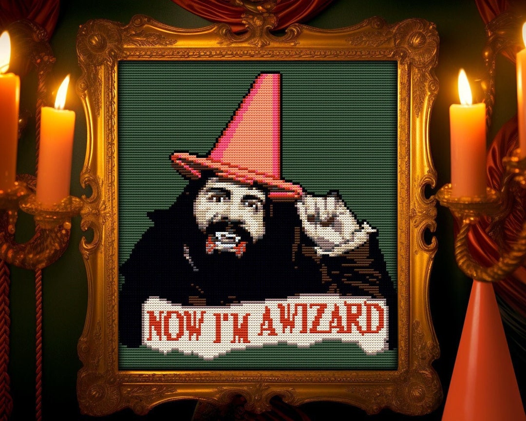 Wizard Nandor WWDITS Cross Stitch Pattern Gift for Goth X-stitch Funny ...