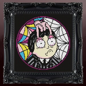 Wednesday Addams Family Cross Stitch Pattern Set-8 Designs - Etsy